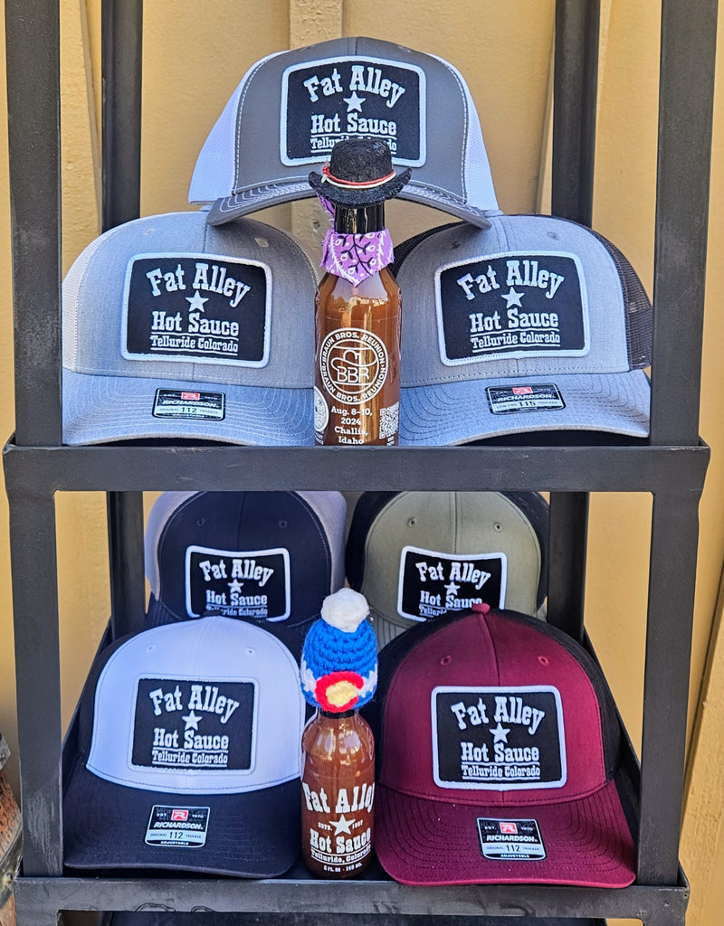 FAHS PATCH TRUCKER HAT – Fat Alley Hot Sauce